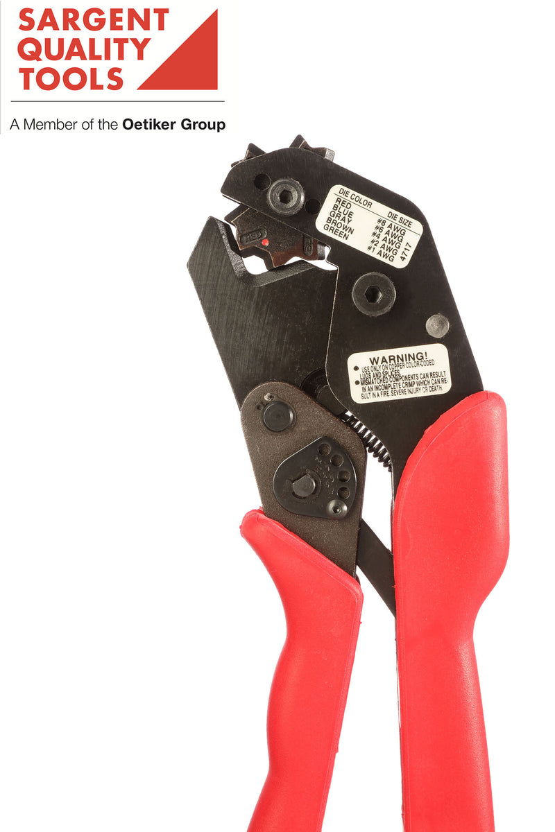 Compression Lug Crimping Tool - Five sizes - SARGENT® #4295 CT ...